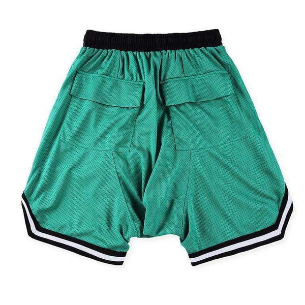 RETRO MESH Shorts Green - URBANYOO